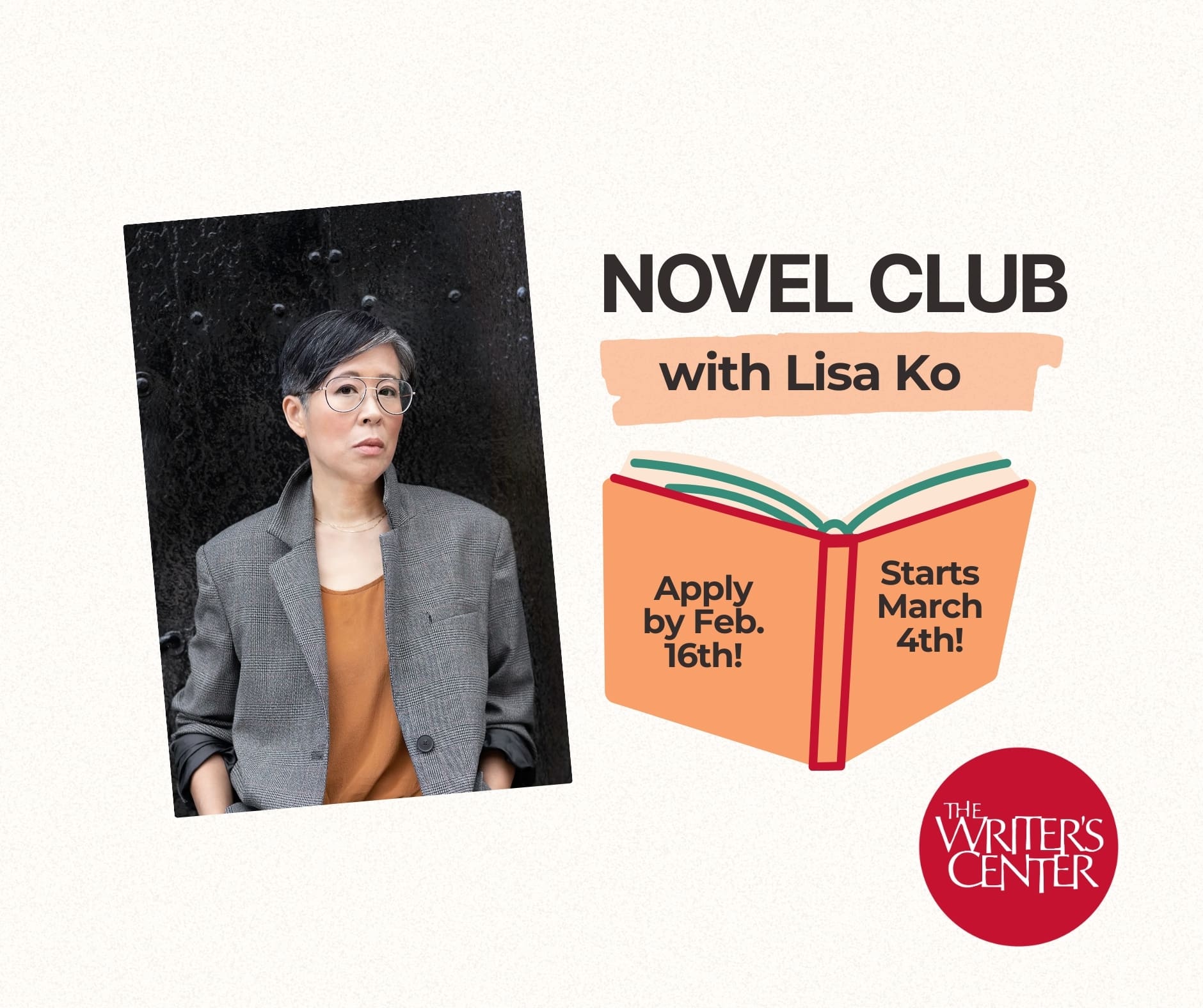 Novel Club w/ Lisa Ko - The Writer's Center